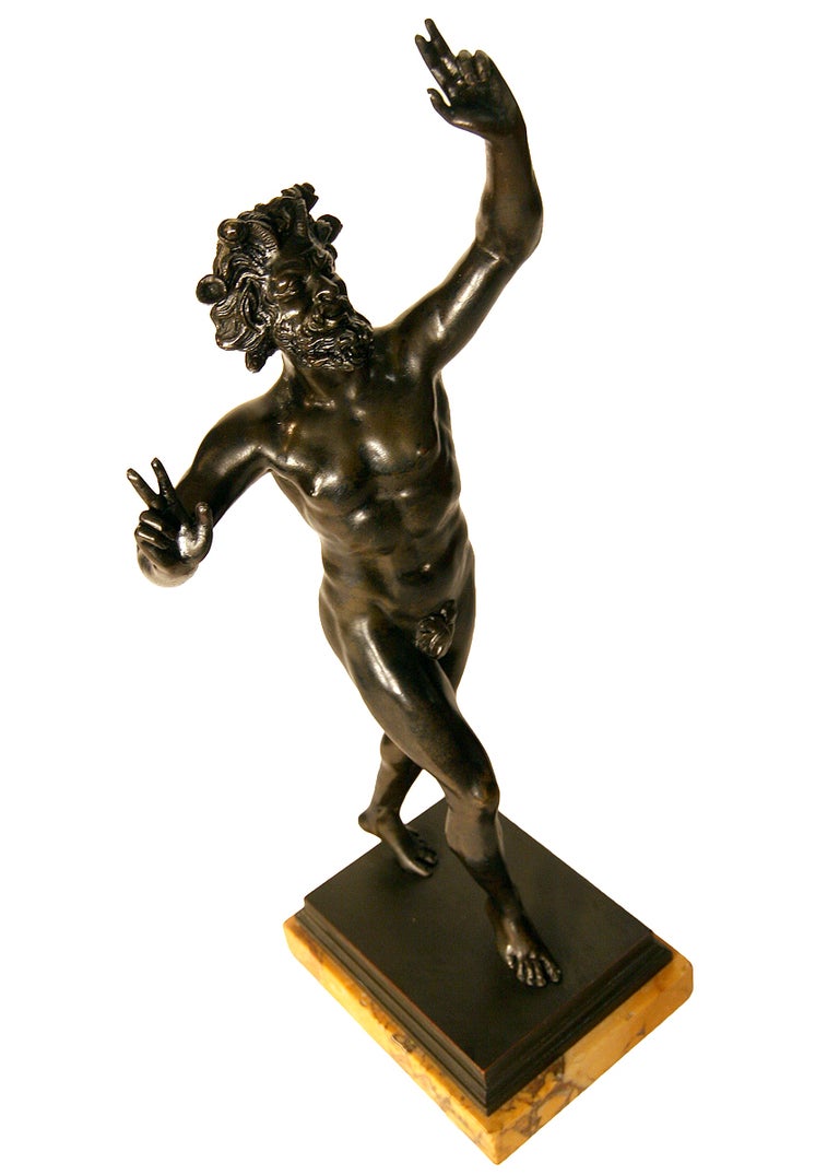 1920s Jupiter Sculpture in Bronze Mounted on Marble Base at 1stDibs