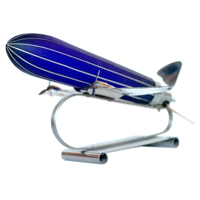 Streamline Airplane Table Lamp at 1stDibs