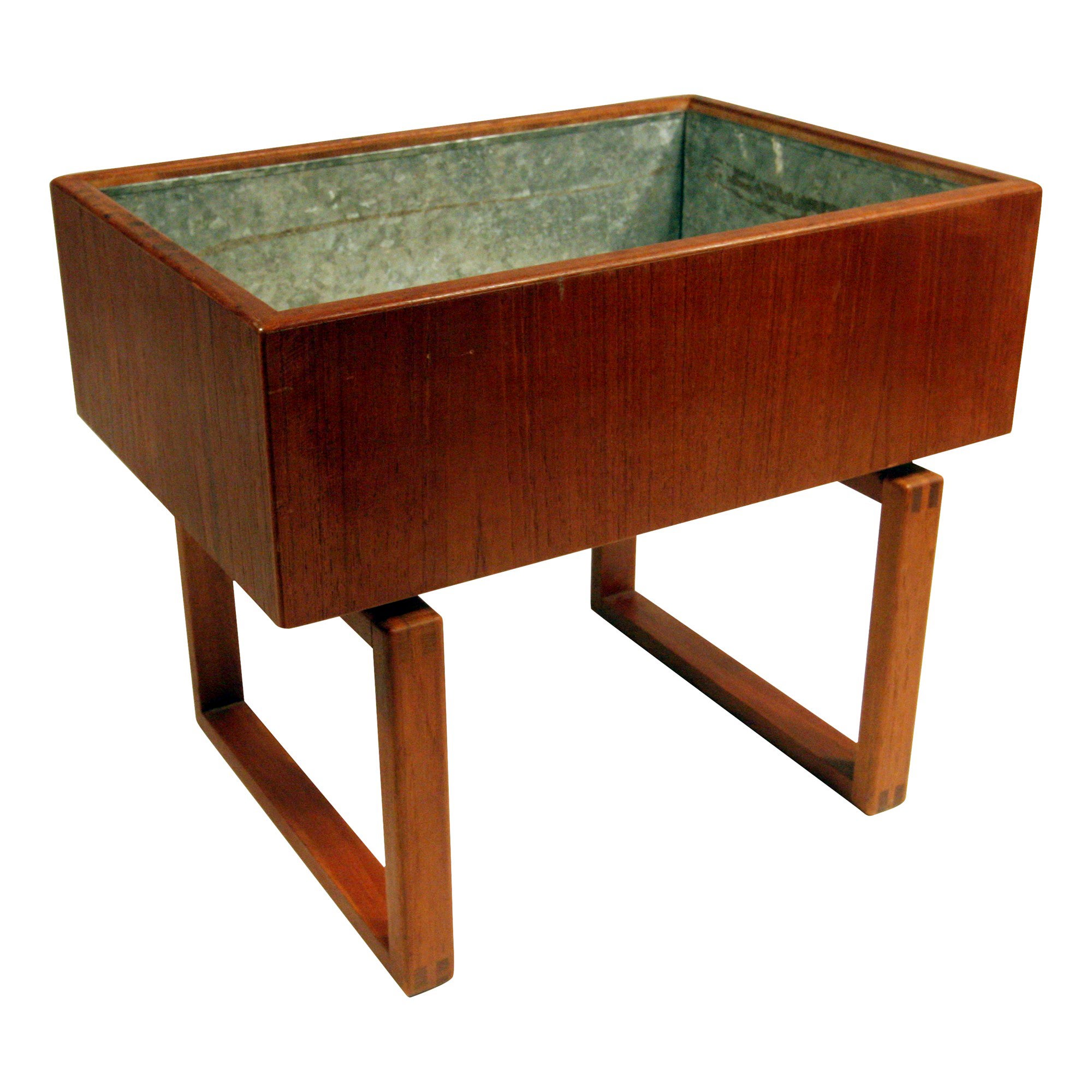 Danish Modern Box Planter in the Manner of Kai Kristiansen at 1stDibs