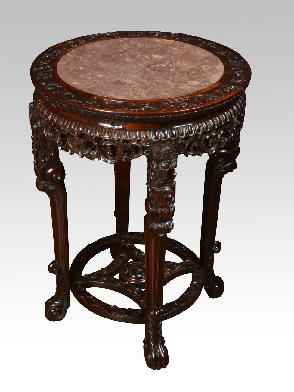 Very Large Chinese Hardwood Stand at 1stDibs
