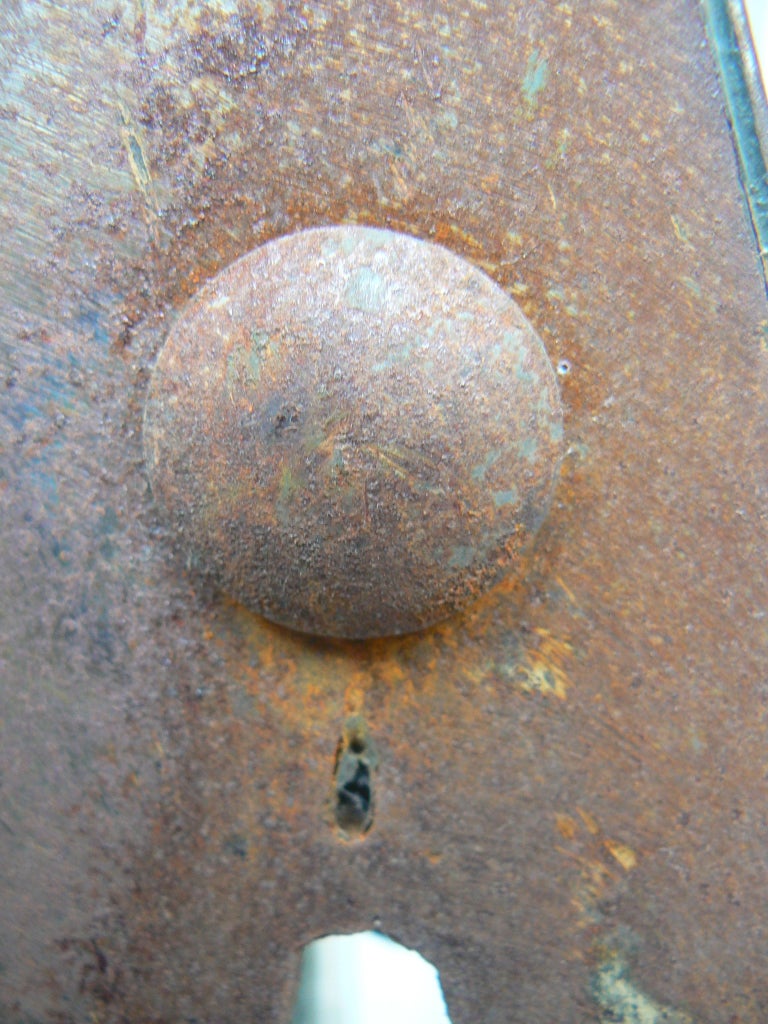 old iron openwork obelisk top of pillar gate eiffel rivet For Sale at ...