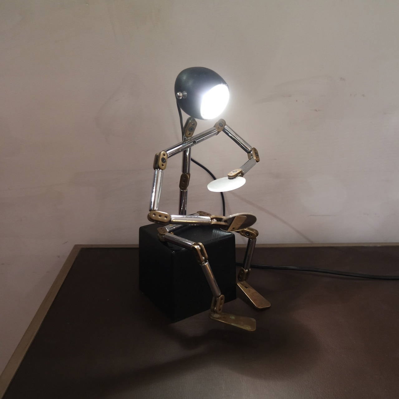 Amazing mannequin lamp at 1stDibs