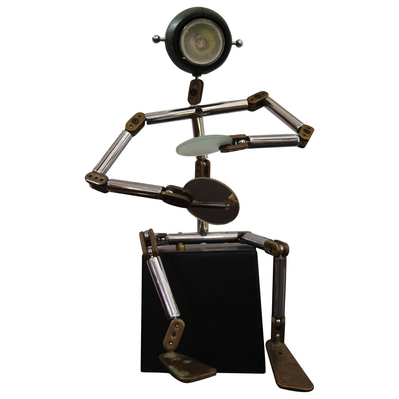 Amazing mannequin lamp at 1stDibs