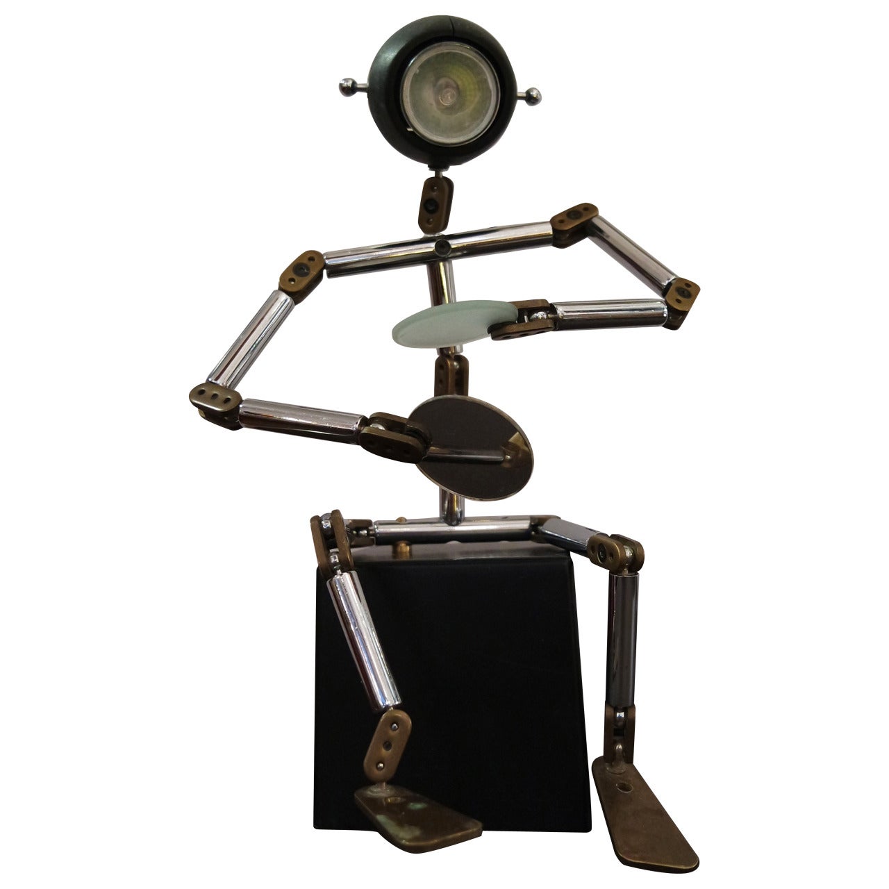 Amazing mannequin lamp at 1stDibs