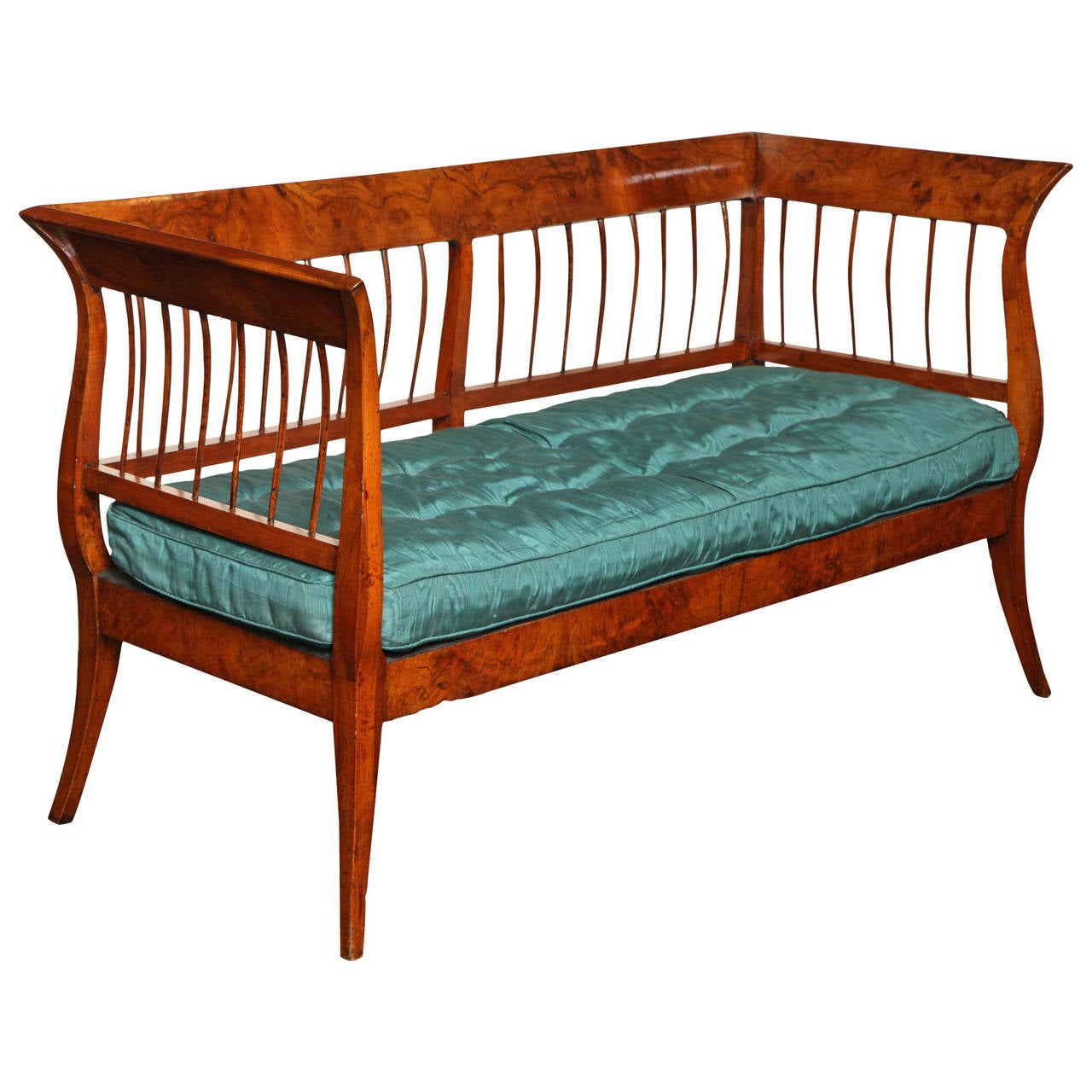 Viennese Walnut Sofa at 1stDibs