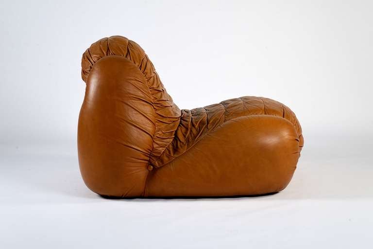 Iconic Lounge Chair Manufactured in Italy in the 1970s at 1stDibs