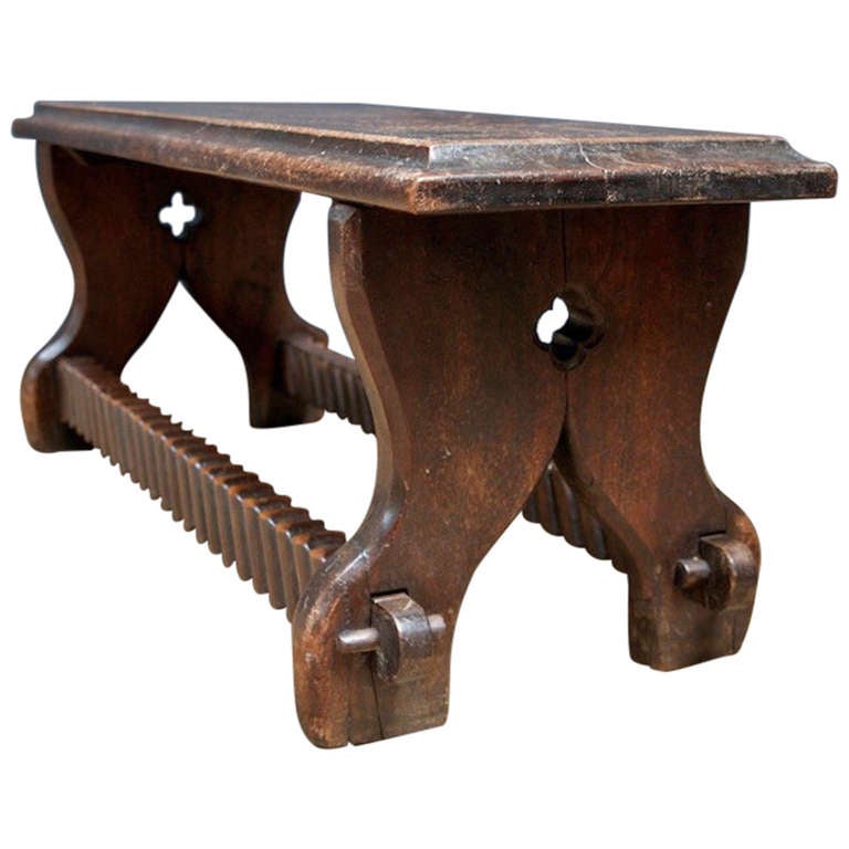 Gothic Bench at 1stDibs