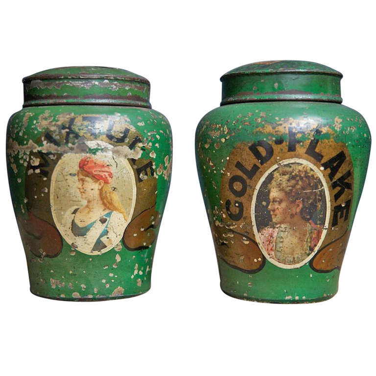 A Pair of Tobacco Jars at 1stDibs