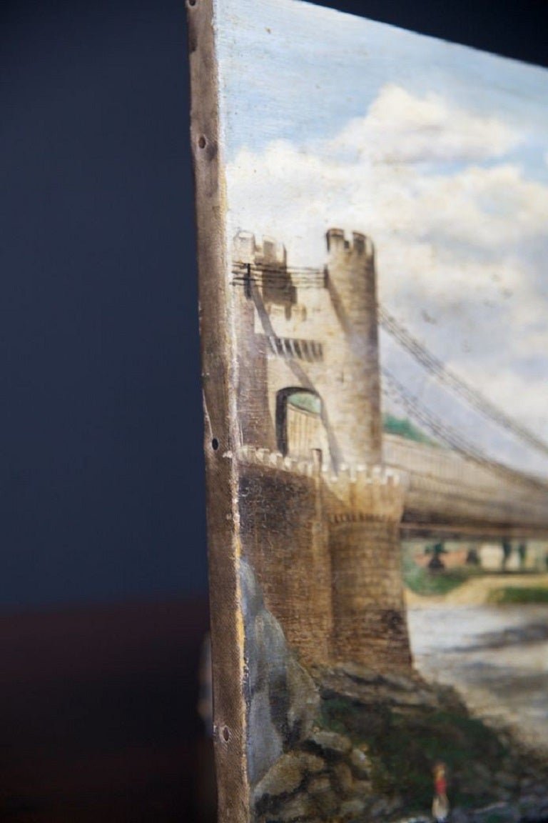 Conwy Castle, Oil on Canvas at 1stDibs
