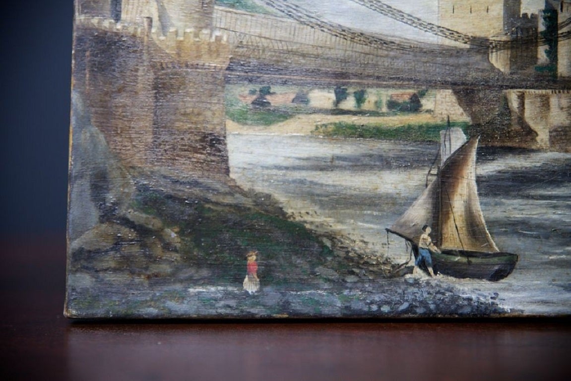 Conwy Castle, Oil on Canvas at 1stDibs