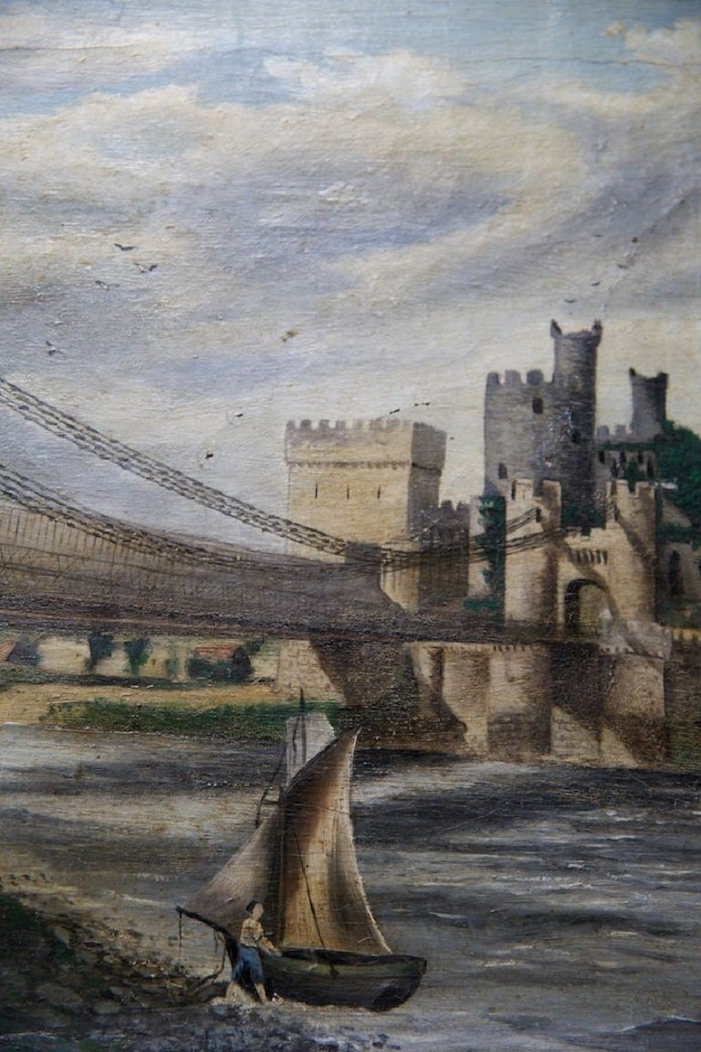Conwy Castle, Oil on Canvas at 1stDibs