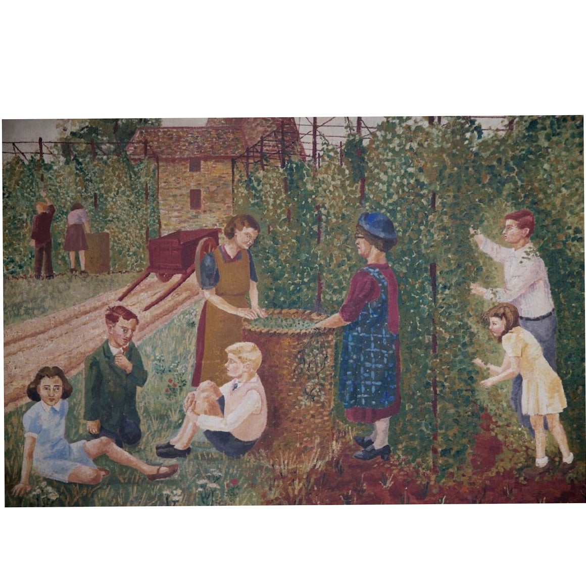 Grace Larner Oil on Canvas For Sale at 1stDibs