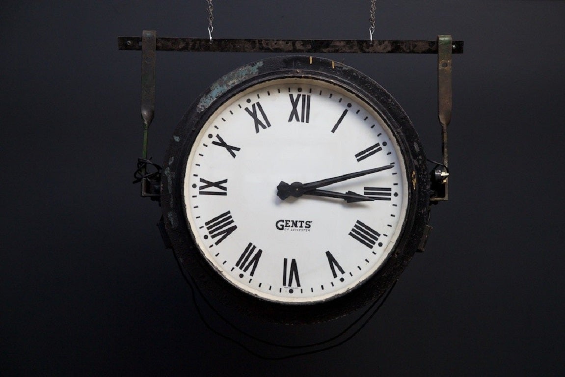 Gents Station Clock at 1stDibs