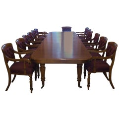Huge Oak Dining Table at 1stDibs