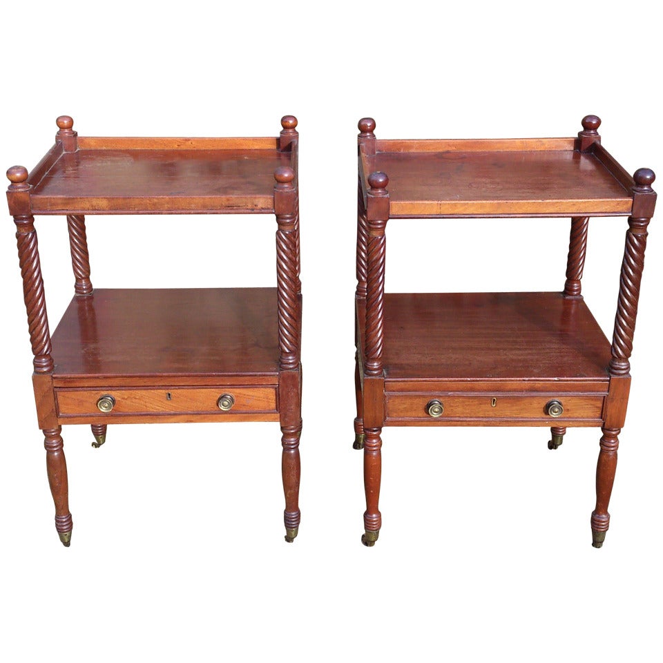 Antique Bedside Table at 1stDibs