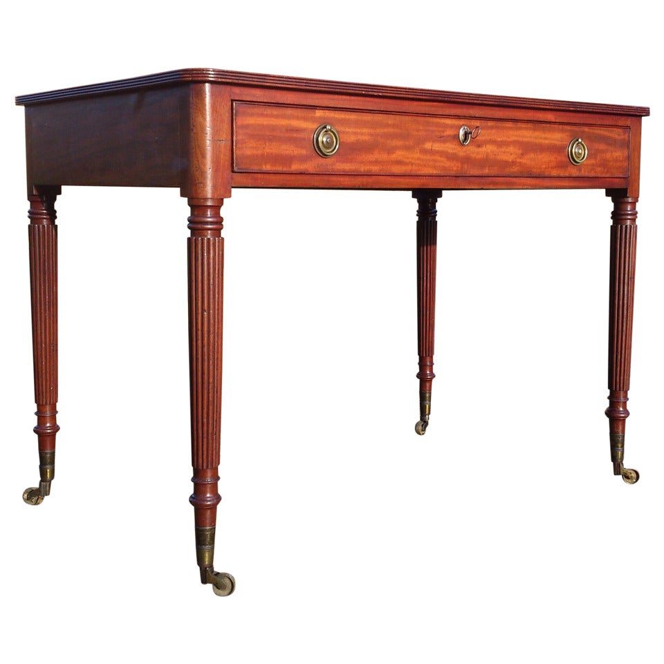 Regency Period Antique Writing Table or Library Table at 1stDibs