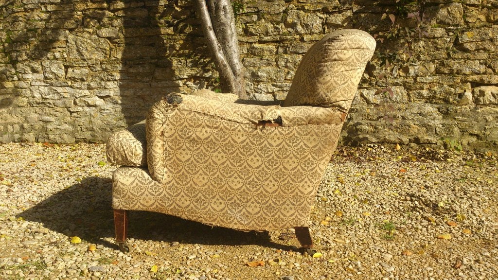 Antique Chair by Howard and Sons "Bridgewater" Model For Sale at ...