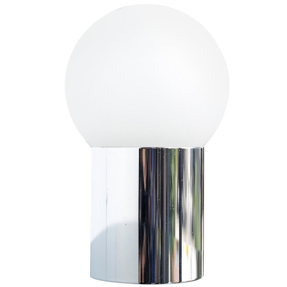 Sphere-on-Cylinder Accent Lamp at 1stDibs