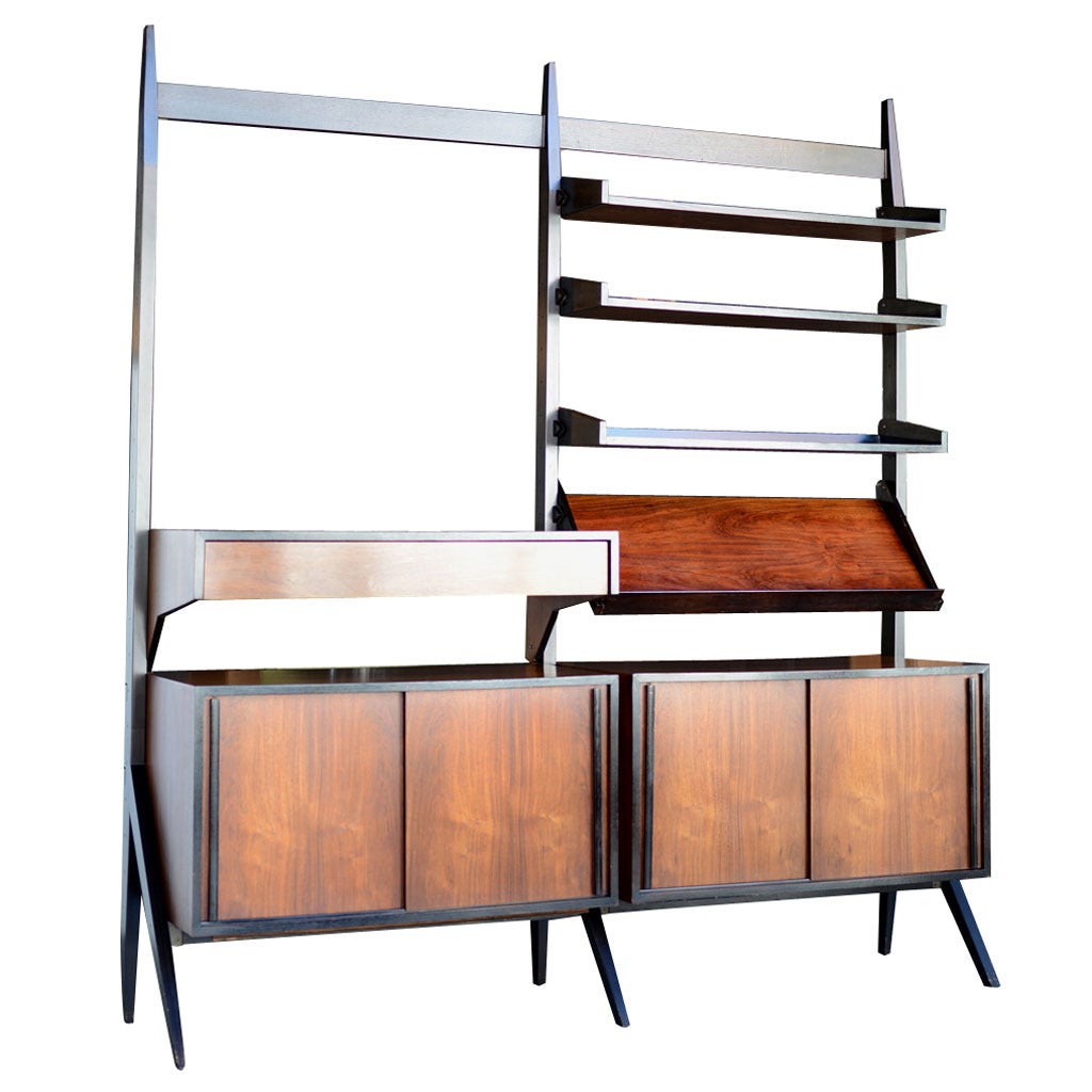 Freestanding Wall Unit / Room Divider at 1stDibs