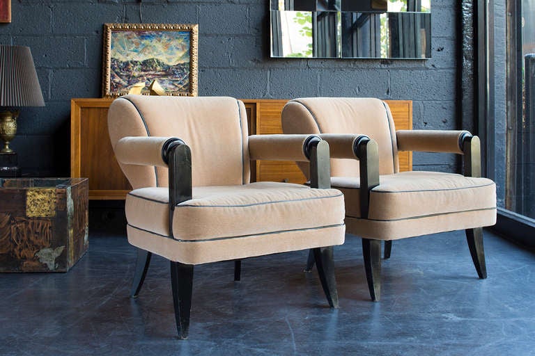 Armchairs by Larry Laslo for Directional at 1stdibs