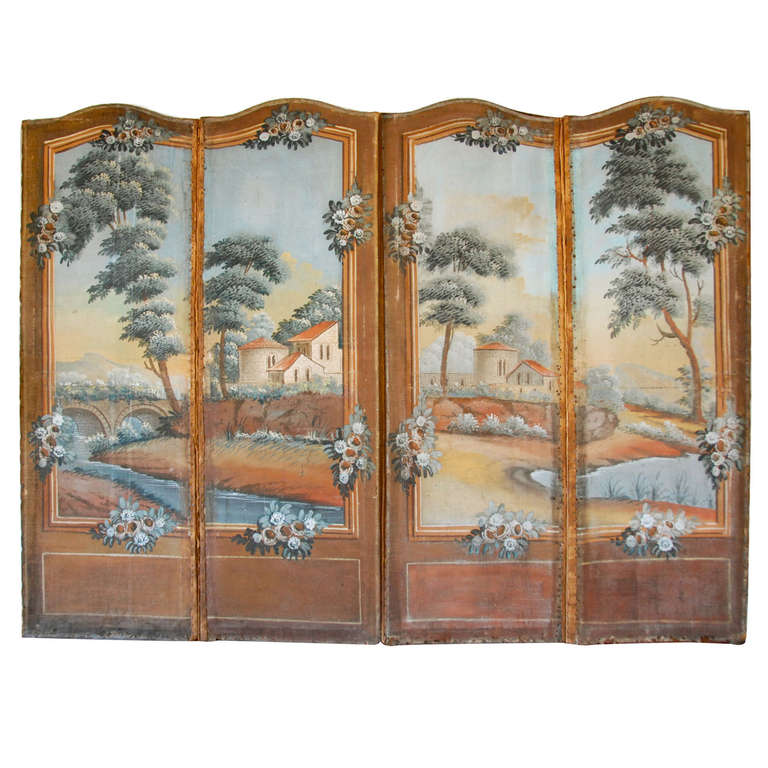 18th Century French Paravent Screen at 1stDibs