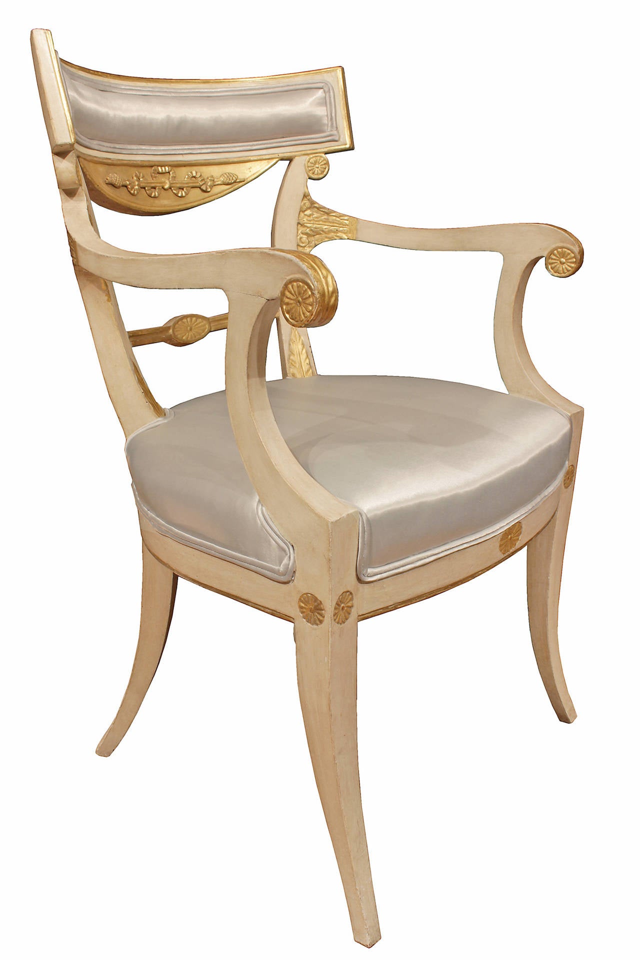 Italian Early 19th Century Neoclassical Style Patinated and Giltwood ...