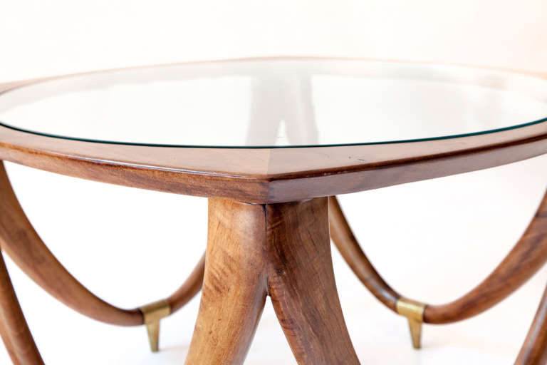 Fine and Elegant Melchiorre Bega Coffee Table, 1950 at 1stDibs