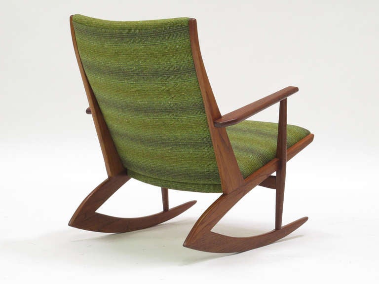 Danish Rocking Chair by Soren Georg Jensen at 1stDibs | georg jensen ...