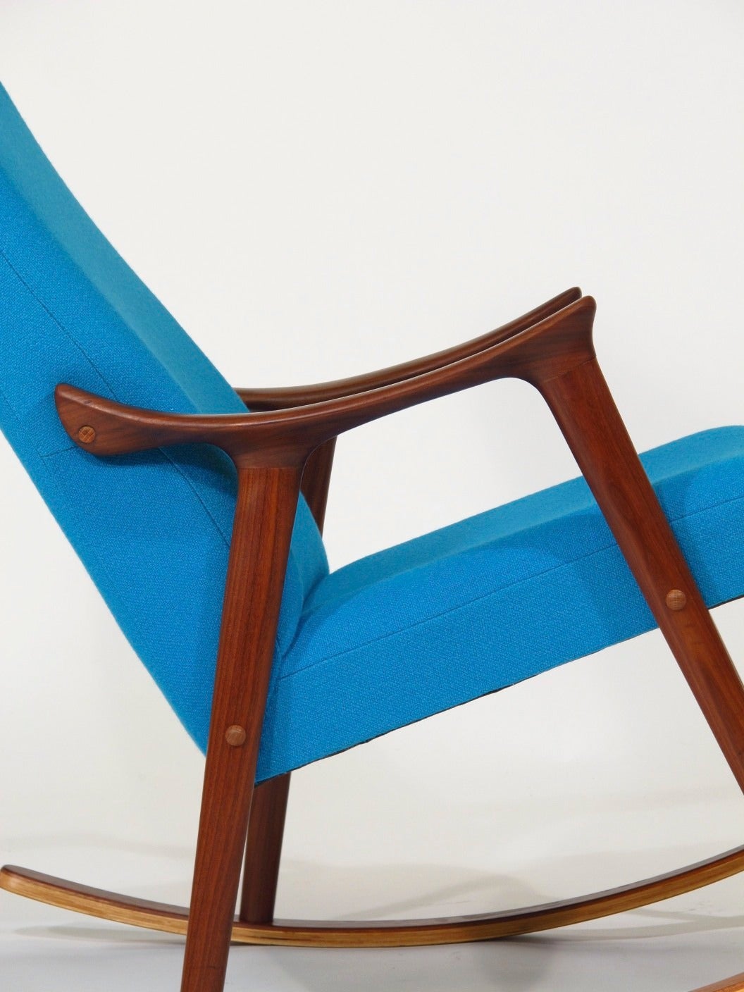 Mid-Century Danish Rocking Chair at 1stDibs | ingmar relling rocking ...
