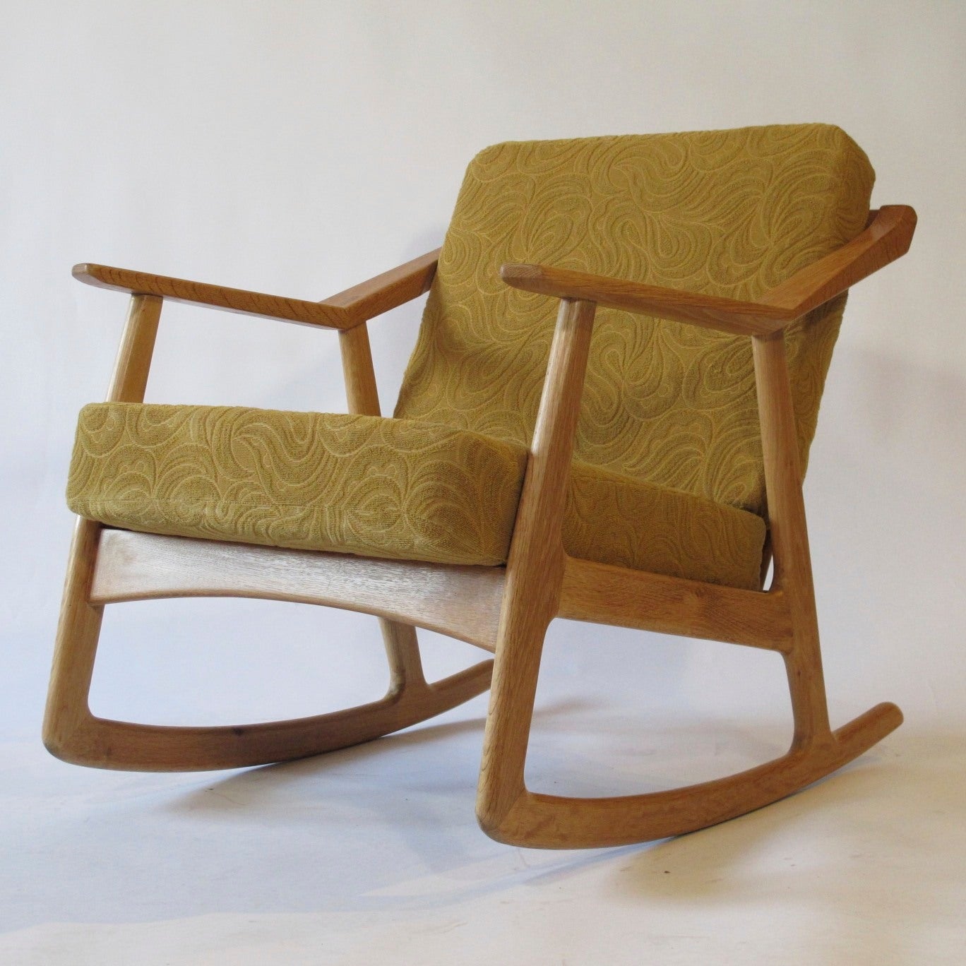 Danish Designed Rocking Chair at 1stDibs