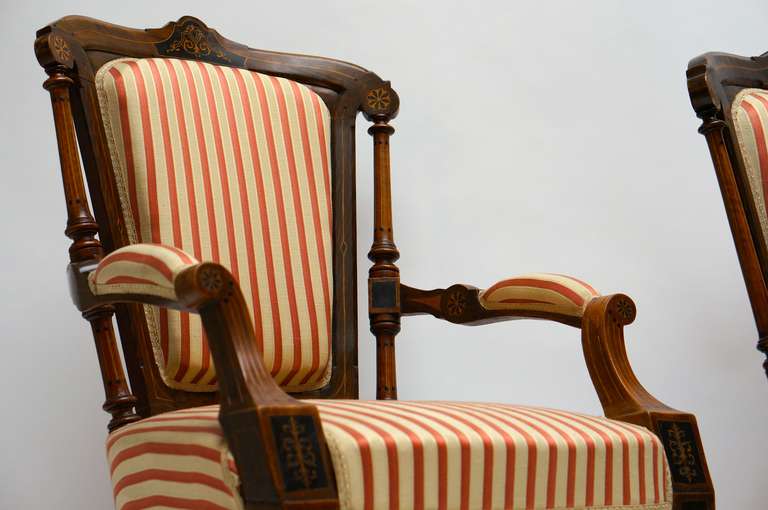 Refined Set of Two Victorian Low Chairs For Sale at 1stDibs