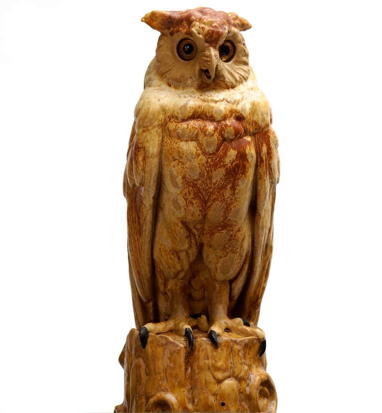 Vintage Ceramic Owl Sculpture at 1stDibs | vintage ceramic owl figurine ...
