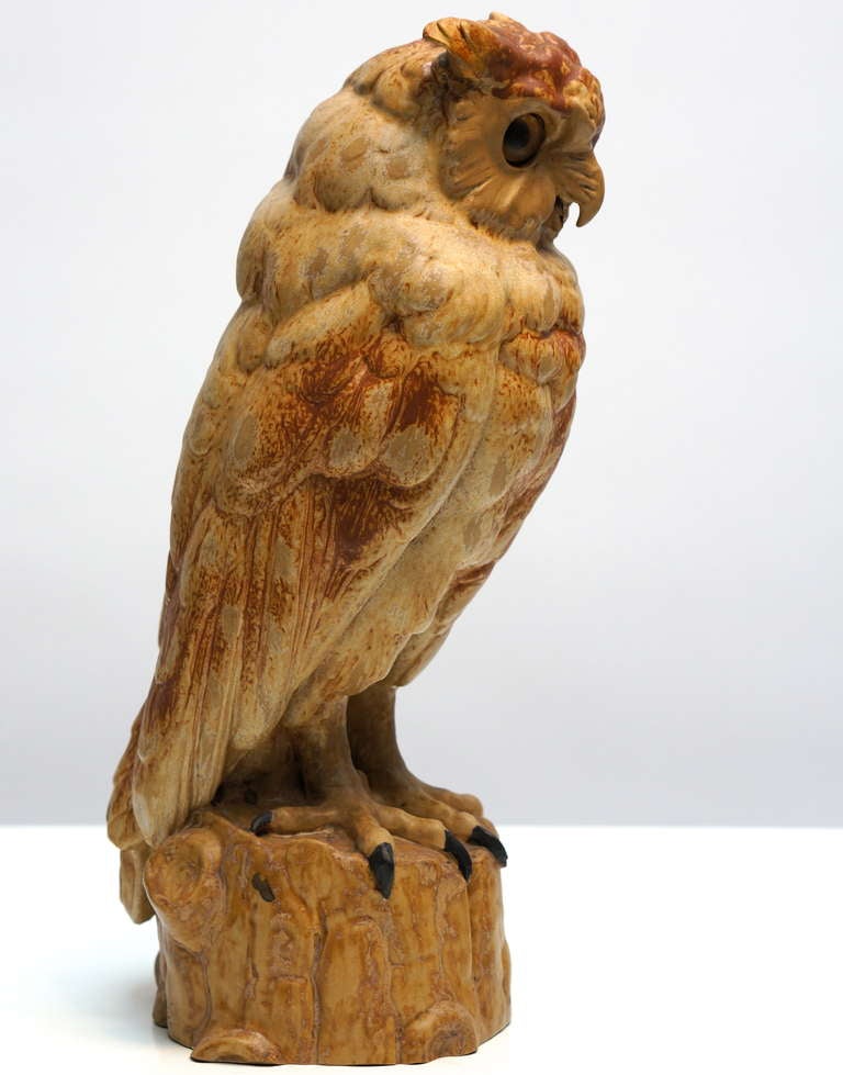 Vintage Ceramic Owl Sculpture at 1stDibs | vintage ceramic owl figurine ...