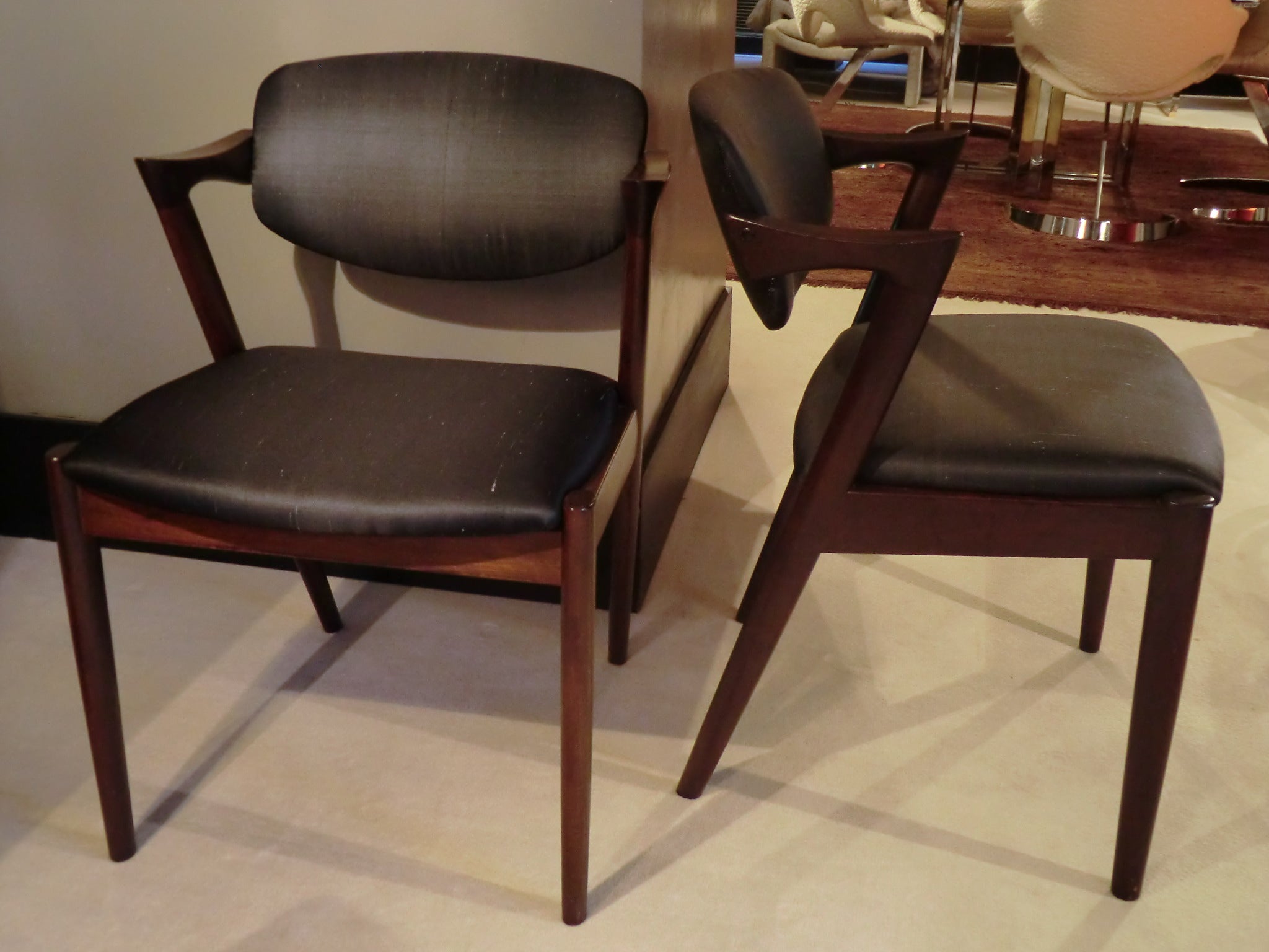Kai Kristiansen "Flap Back" Chairs at 1stDibs