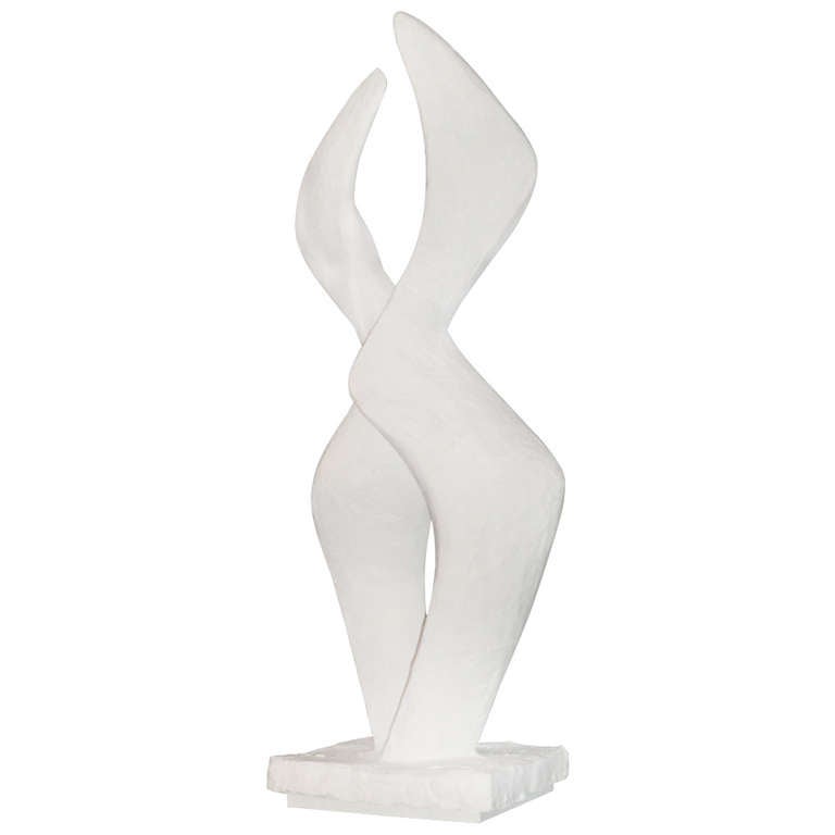 1970's Plaster Abstract Sculpture at 1stDibs | abstract plaster carving ...