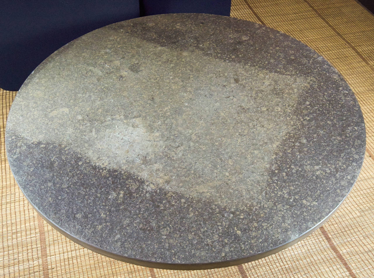 1970s Grey Slate Stone Coffee Table by Draenert Studios at 1stDibs ...