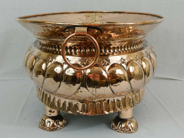 Early 19th Century Copper Planter, Fountain Bowl or Jardiniere with ...