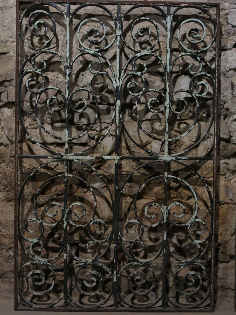 Pair of French Antique Iron Gates Handmade, Paris, circa 1830s at ...