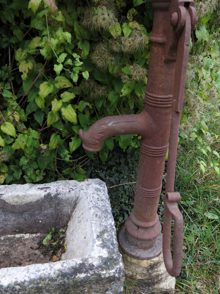 Village Water Pump in Antique Limestone from France, 19th Century For ...