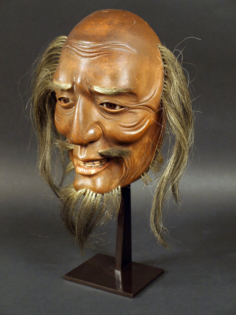 Lacquer Mask from Meiji Period Japan at 1stDibs
