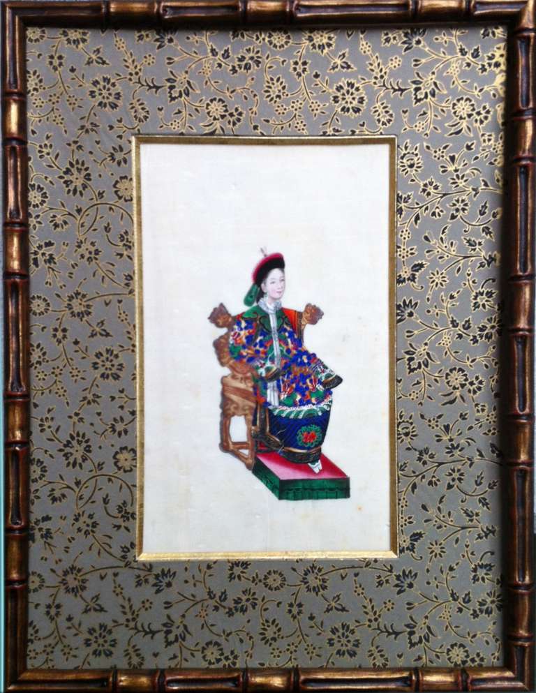 China, 12 China Trade Paintings on Pith Paper, 19th Century at 1stDibs