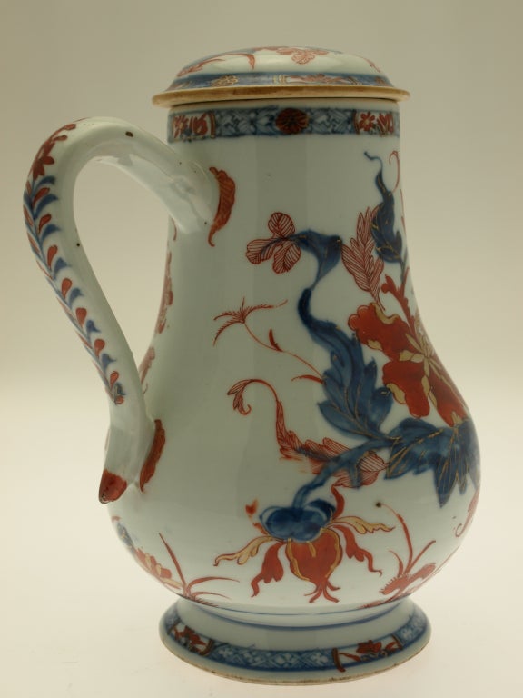 Chinese Export Imari Coffee Or Chocolate Pot at 1stDibs