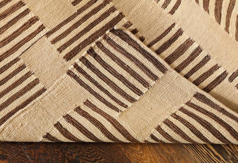 Orley Shabahang "Wood Blocks" Contemporary Persian Rug, 10x14 For Sale ...