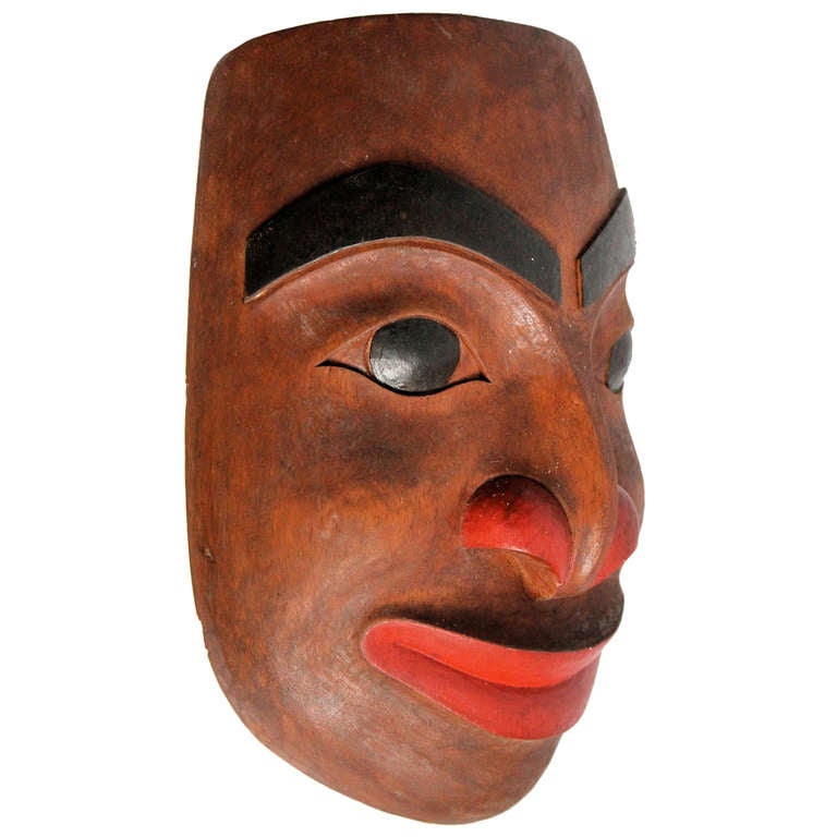 20th c. North West Coast Indian Mask at 1stDibs