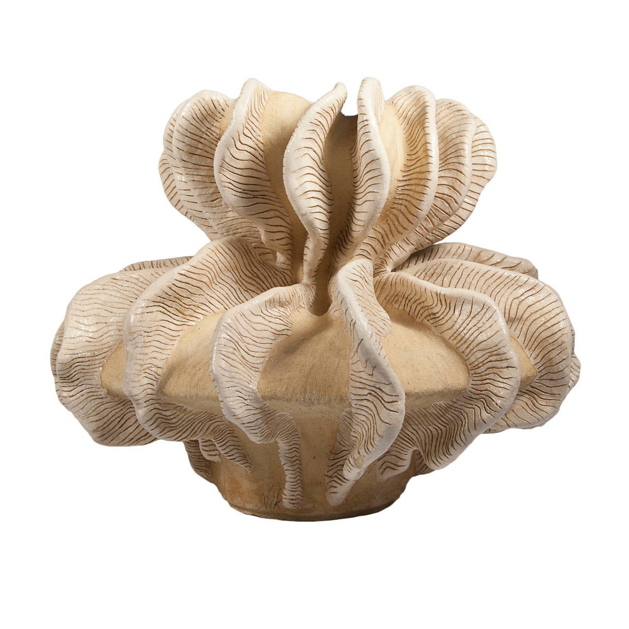 Mid-Century Ceramic Sea Creature Sculpture For Sale at 1stDibs