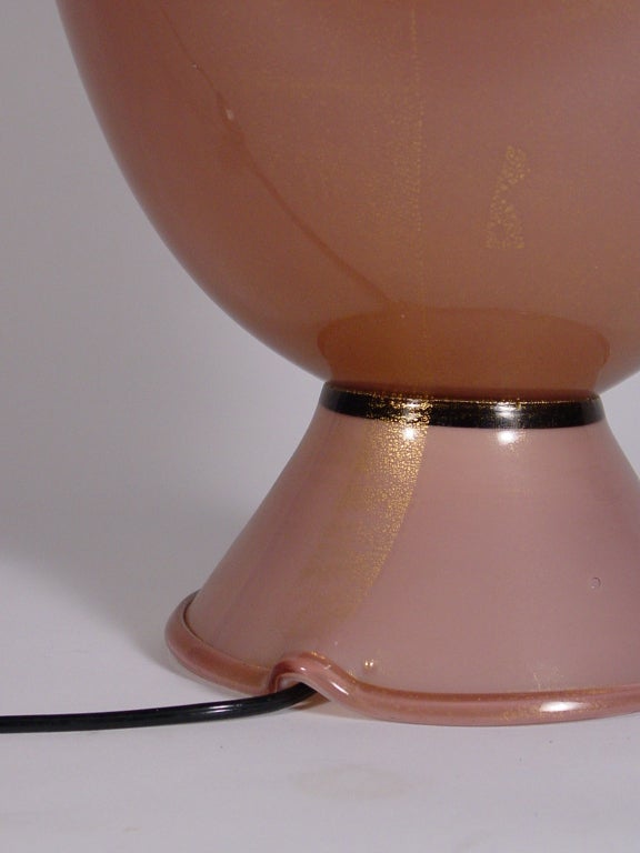 Tomaso Buzzi "Laguna Glass" Table Lamp at 1stDibs
