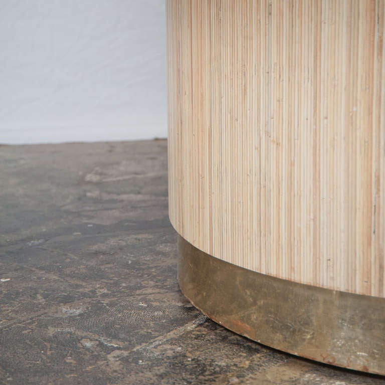 A Fossil Stone Top Dining Room Table at 1stDibs