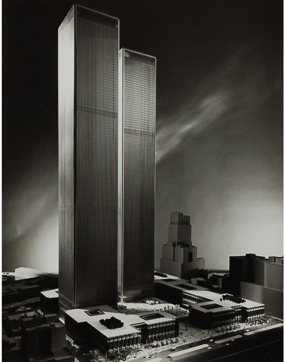 Twin Towers Model Photograph by Balthazar Korab #2 at 1stDibs