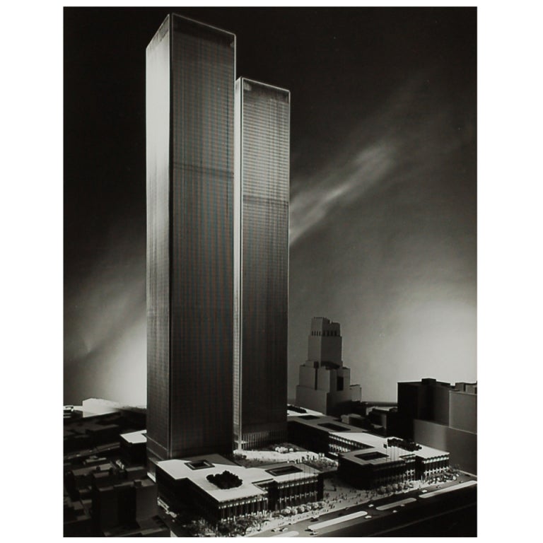 Twin Towers Model Photograph by Balthazar Korab #2 at 1stDibs