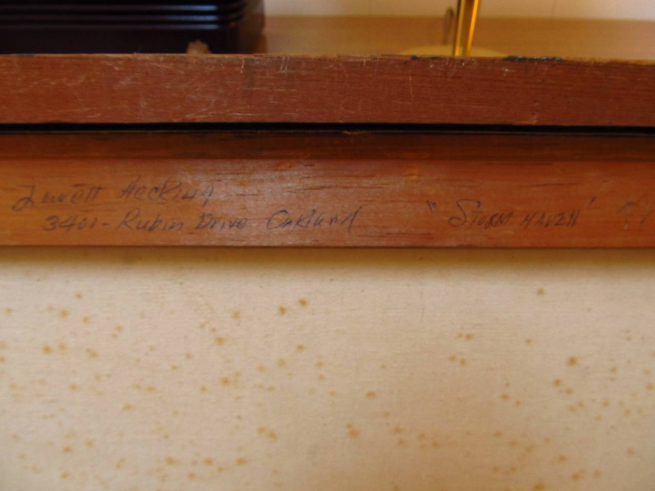 "Storm Haven" Oil on Canvas by Oakland Artist Lowell Hecking, 1959 at ...